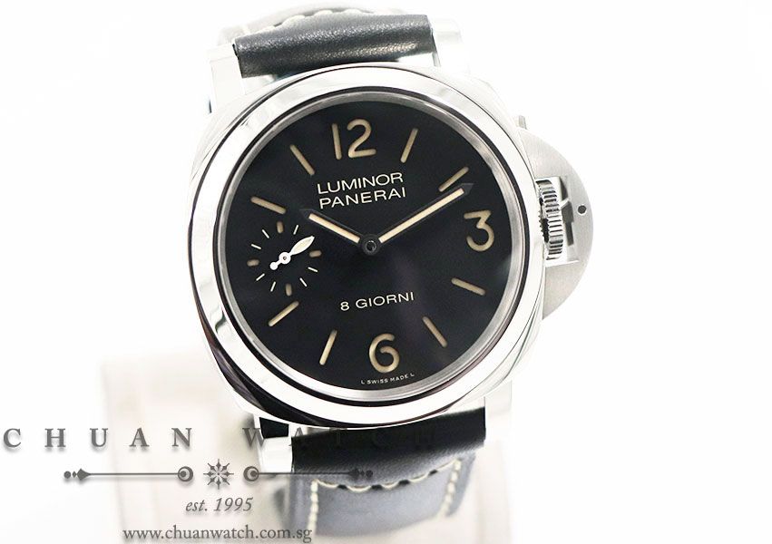 Panerai Luminor Base 8-Days 44mm Pam 915 W :: Chuan Watch Singapore ...
