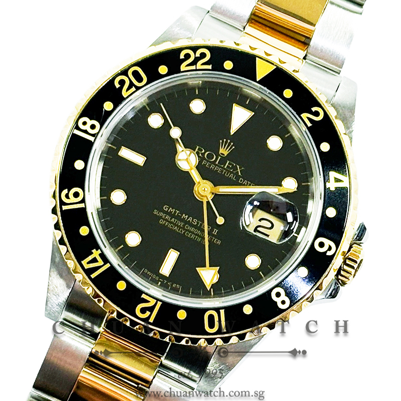 Rolex GMT-Master II Two-Tone 16713 Tritium - Discontinued :: Chuan ...