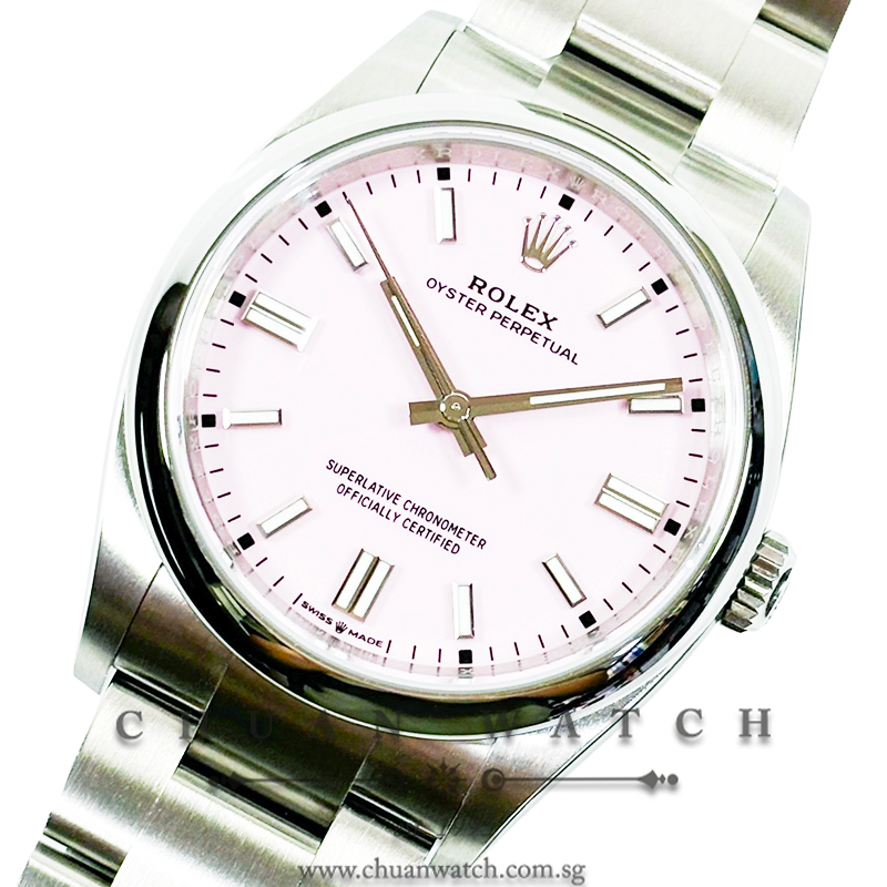 Rolex Oyster Perpetual 36 126000 Candy Pink :: Chuan Watch Singapore ...
