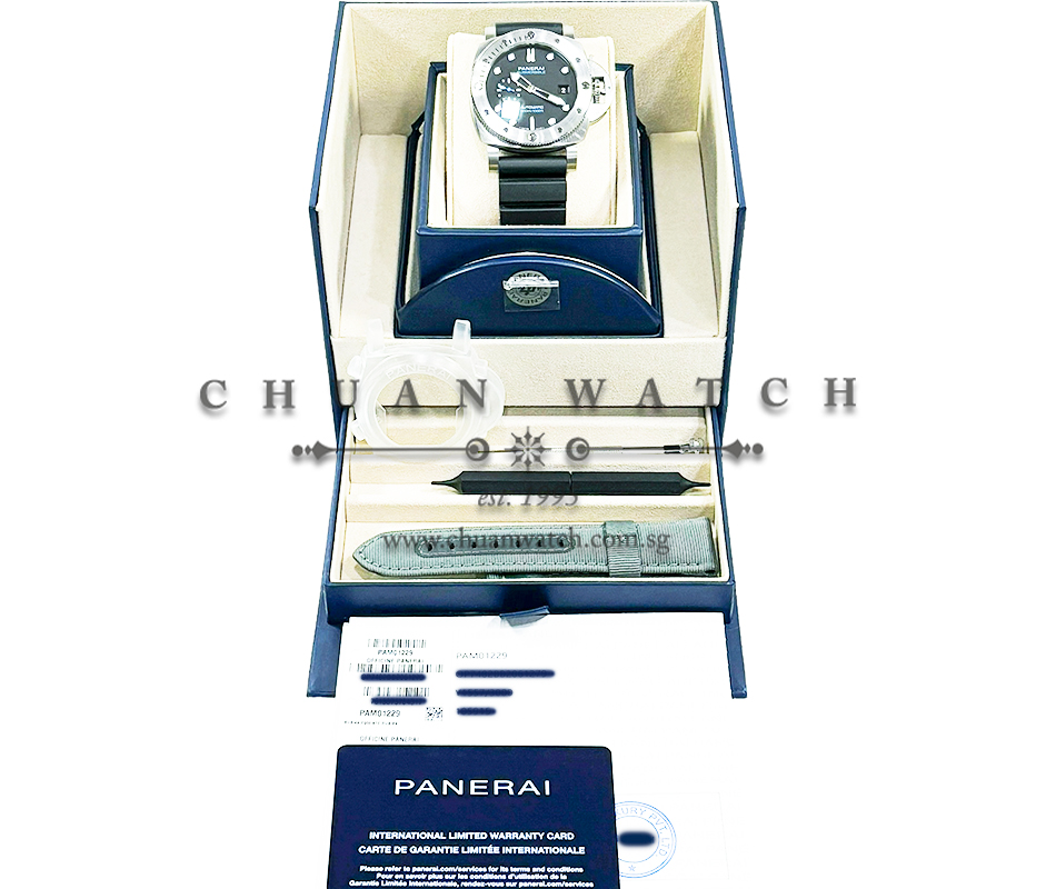 Panerai Submersible QuarantaQuattro 1950 3-Days 44mm Pam 1229 Y ...
