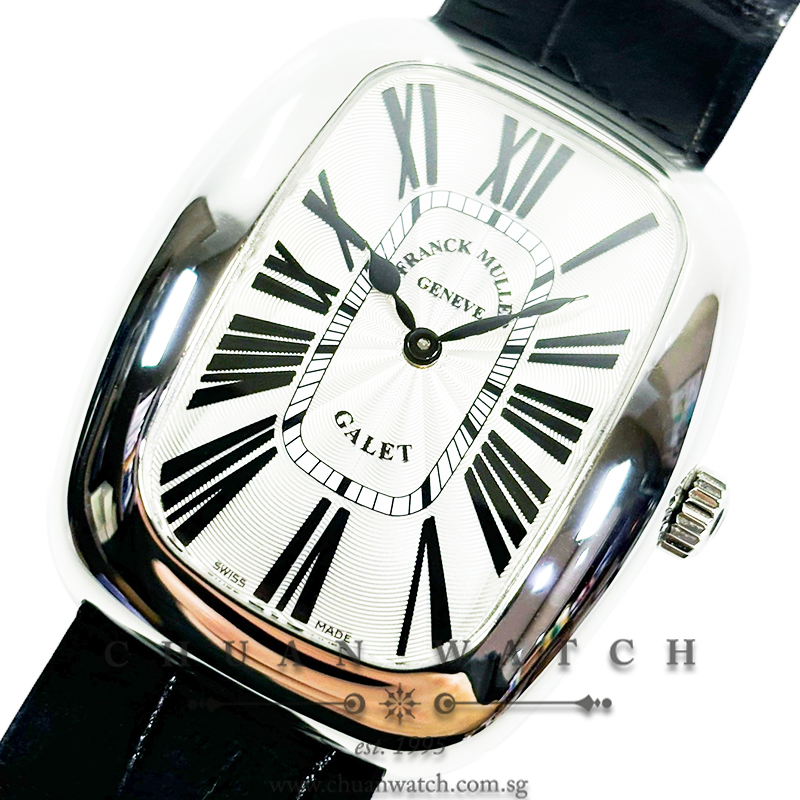 Franck Muller Galet Steel Quartz 3002 M QZ R Silver Roman :: Chuan ...