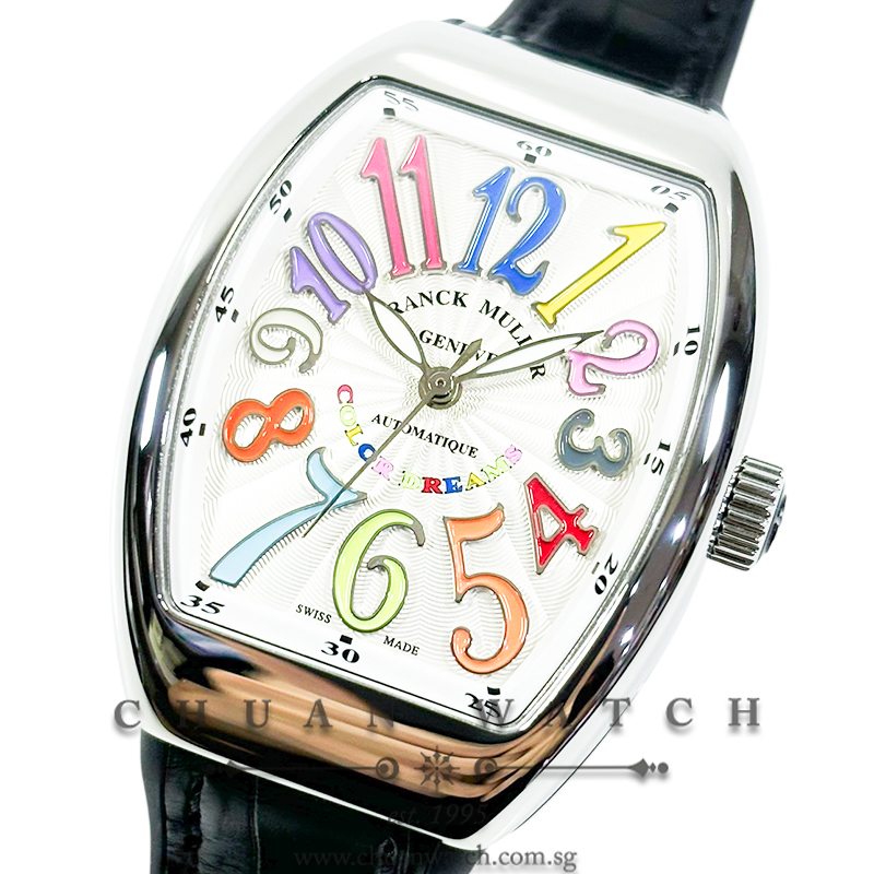 Franck Muller Vanguard Lady Steel Color Dreams V 32 SC AT FO AC NR ...