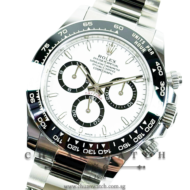 Rolex Cosmograph Daytona 'Panda' 126500LN White :: Chuan Watch ...