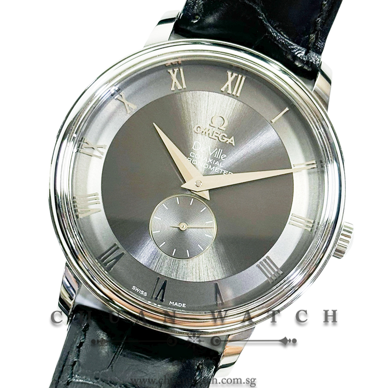 Omega De Ville Prestige Co-Axial Chronometer 39mm 4813.40.01 Grey ...
