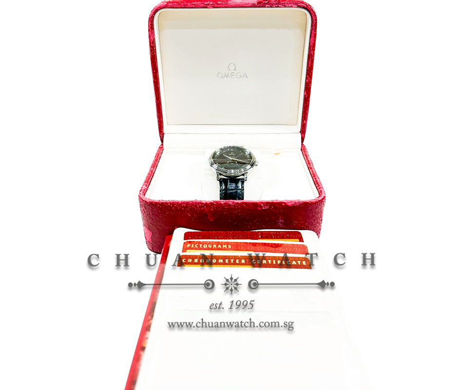 Omega De Ville Prestige Co-Axial Chronometer 39mm 4813.40.01 Grey ...