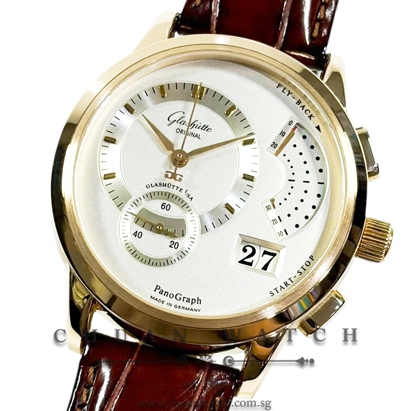 Glashutte Original PanoGraph Flyback Rose Gold 39mm 61-01-01-01-04 ...