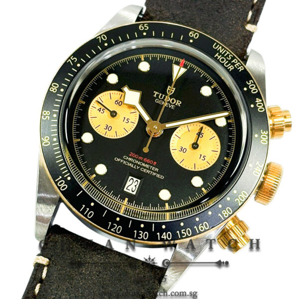 Tudor Black Bay Chrono S&G Two-Tone 41mm 79363N Black :: Chuan Watch ...