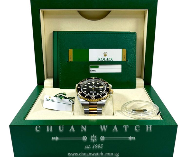 Rolex Sea-Dweller Two-Tone 43mm 126603 :: Chuan Watch Singapore :: Pre ...