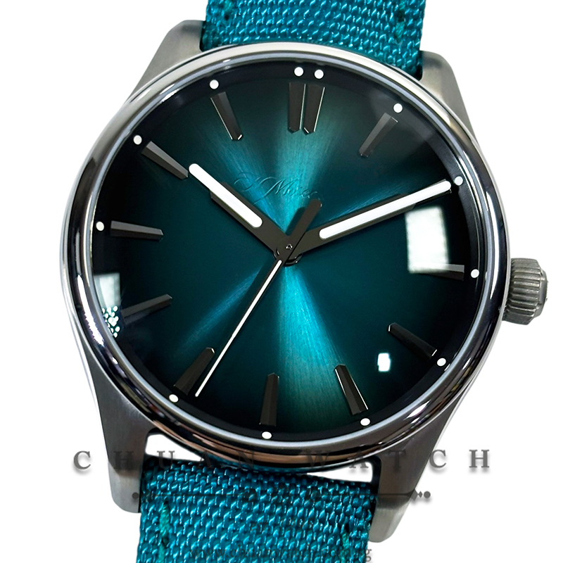 H. Moser & Cie Pioneer Centre Seconds Blue Lagoon 42.8mm 3200-1214 ...