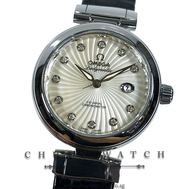 Omega De Ville Ladymatic Co-Axial Chronometer 34mm 425.33.34.20.55.001 ...